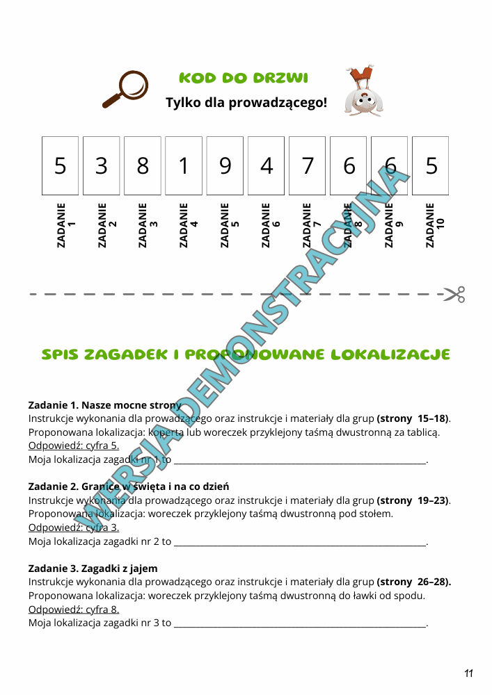 ESCAPE ROOM - WIELKANOC - W poszukiwaniu naszych mocnych stron (dla ...